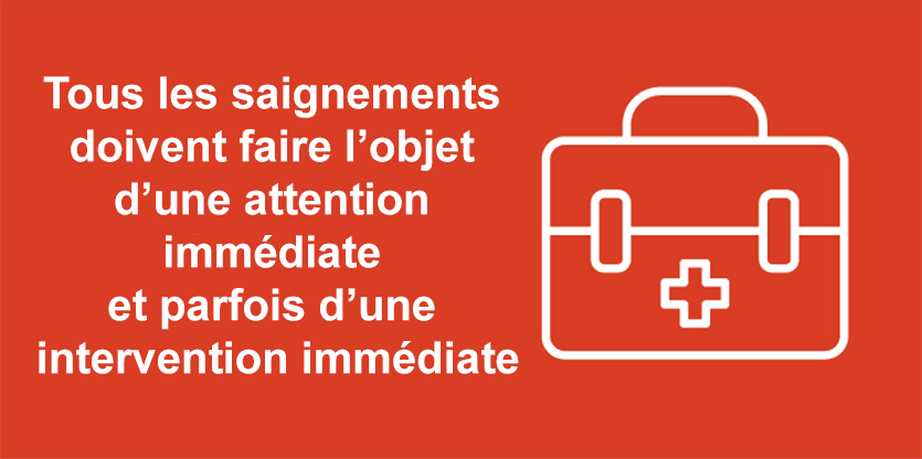 Signes, risques et prise en charge des saignements